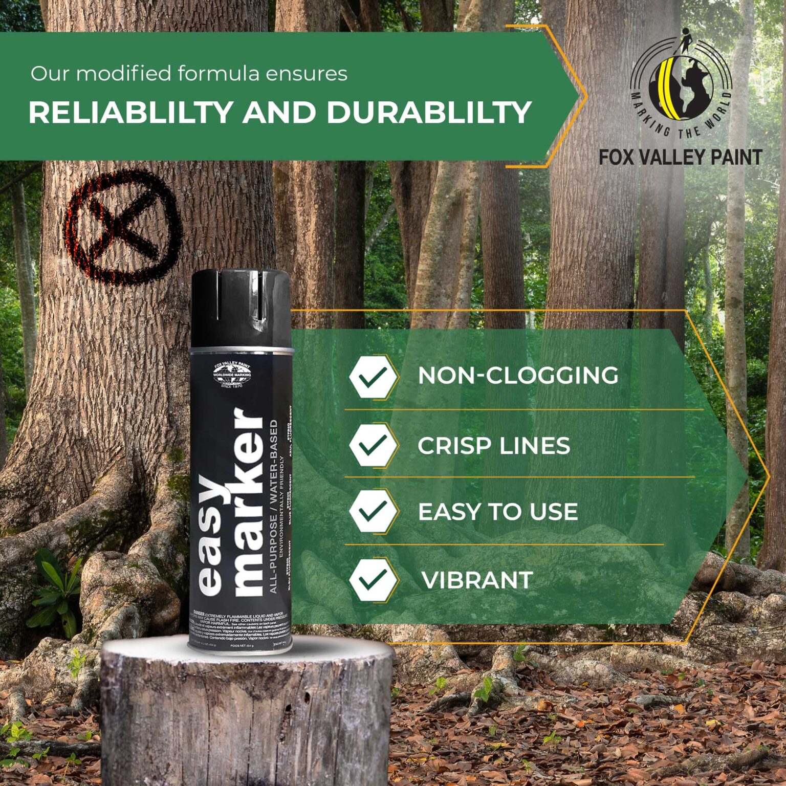 Easy Marker Utility Spray Paint – Inverted Can